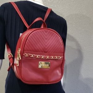 bebe | Bags | Bebe Mini Backpack Red New | Poshmark